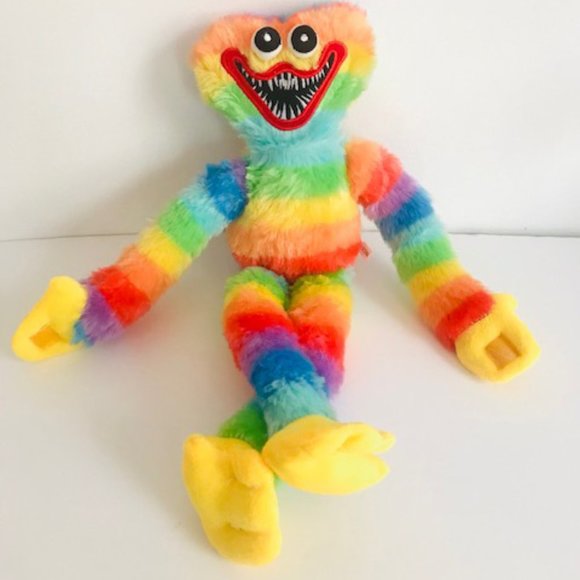 Toys | 17 Huggy Wuggy Plush Stuffed Animal Laughing Toy Rainbow | Poshmark